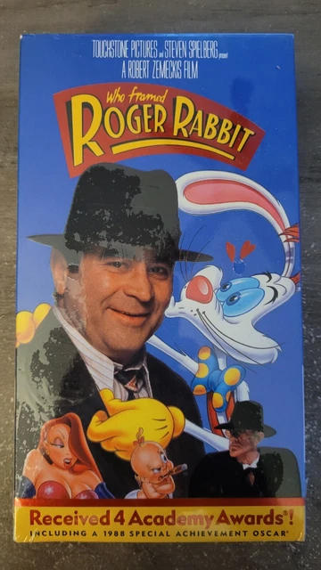WHO FRAMED ROGER Rabbit VHS SEALED Touchstone Steven Spielberg Hologram ...