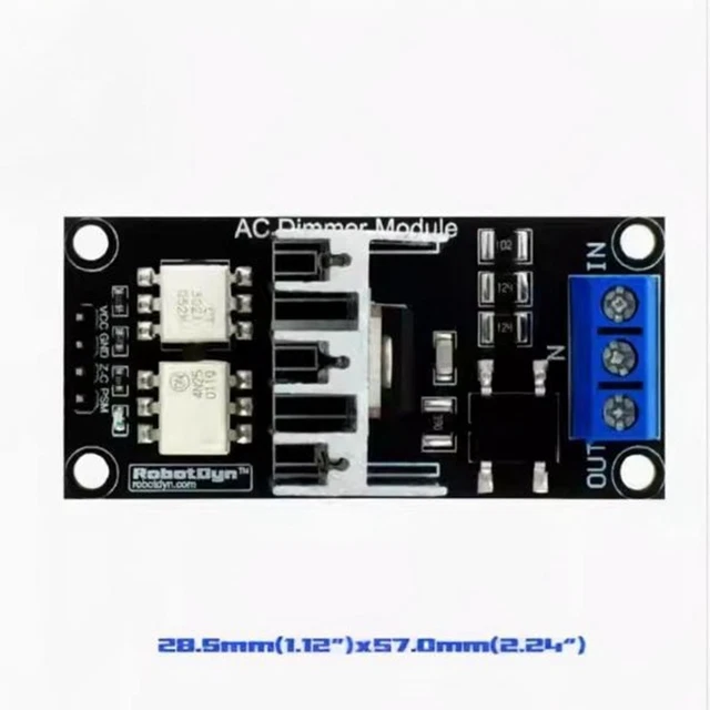 AC DIMMER MODULE AC Light Lamp Dimming and Motor Dimmer Module 1 ...