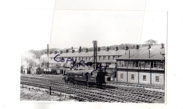 RAIL PHOTO LMS 264t 42548 Skipton nr station signal box Yorkshire MR £2 ...