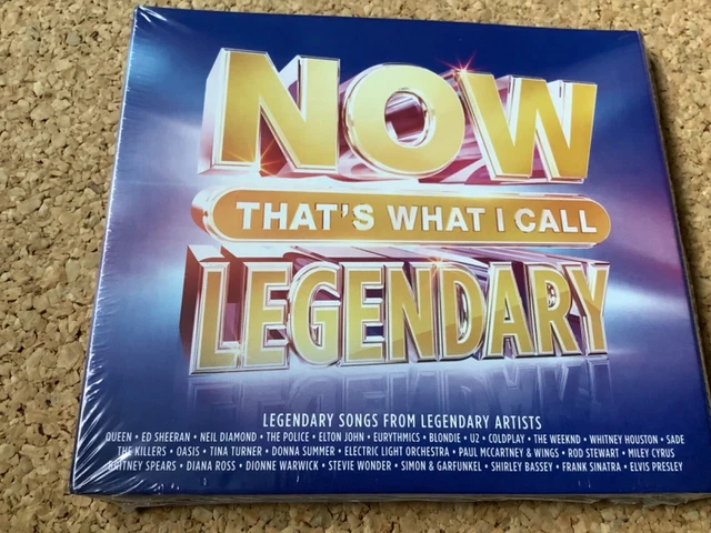 NOW THAT’S WHAT I Call Legendary - 4 Disc Cd Album Brand New & Sealed £ ...