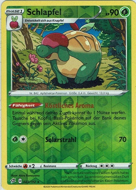 POKEMON CARTE SWSH02 Clash De Rebelles Numéro 23/192 Schlapfel Reverse ...