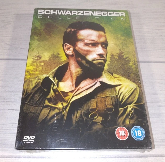 SCHWARZENEGGER 4 MOVIE Collection Terminator Commando Genuine R2 DVD ...