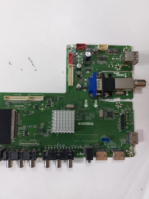 MAIN BOARD T.MS3458.U801 For 49Inch Electriq Eiq-Cv49Uhdt2Sm , Cn.tu38 ...