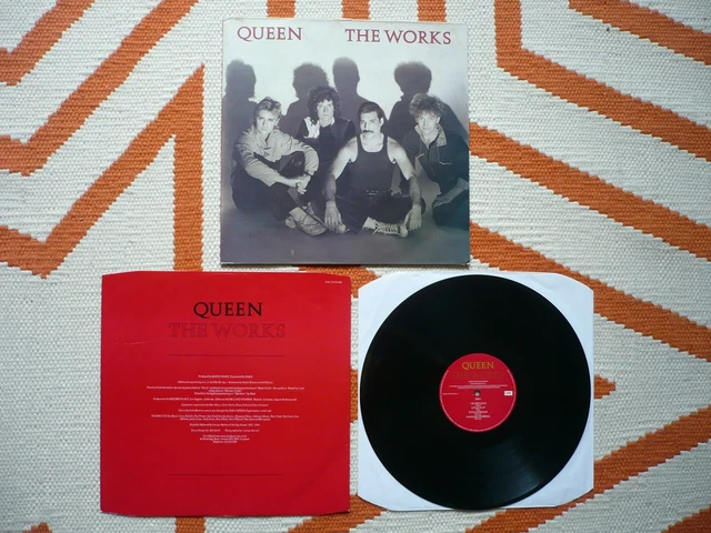 QUEEN THE WORKS Vinyl UK 1984 1st Press A3/B1 LP Freddie Mercury Radio ...