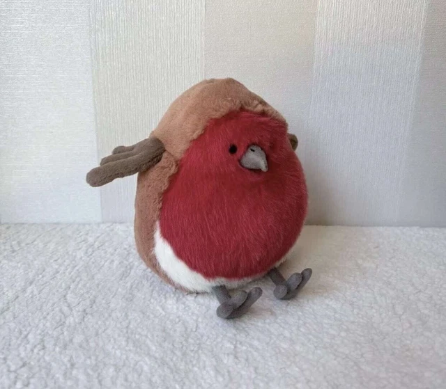 JELLYCAT AMUSED PLUM Robin Plush Toy - With Hang Tags & Dust Bag £16.43 ...