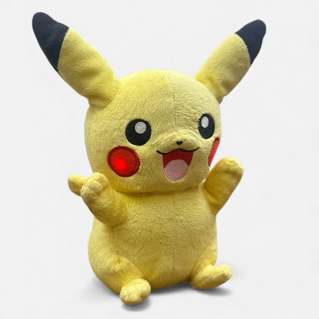 MY FRIEND PIKACHU Plush Pokemon Tomy Toy 11” Lights Up Talking Moving ...