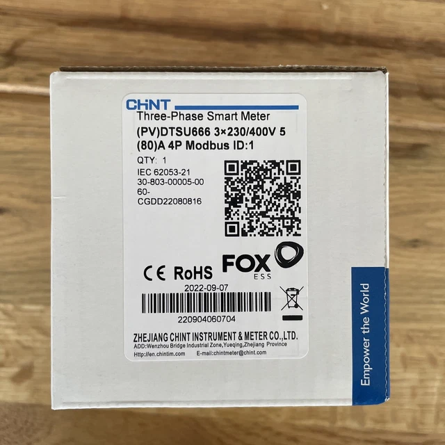 CHINT DTSU666, COMPTEUR intelligent 3 phases, Modbus, mesure directe ...