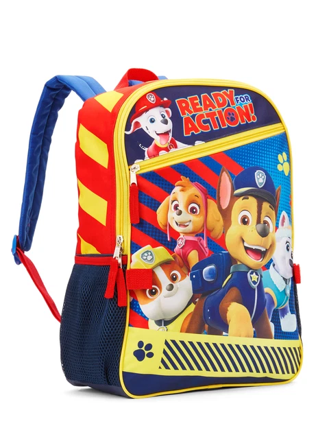 PAW PATROL NICK Jr. Ready For Action Boy's 16'' Graphic Backpack Bags ...