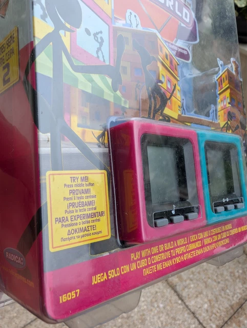 NEUF NEW RADICA Cube World Mattel Serie 2 Stick Man Figure Video Games ...