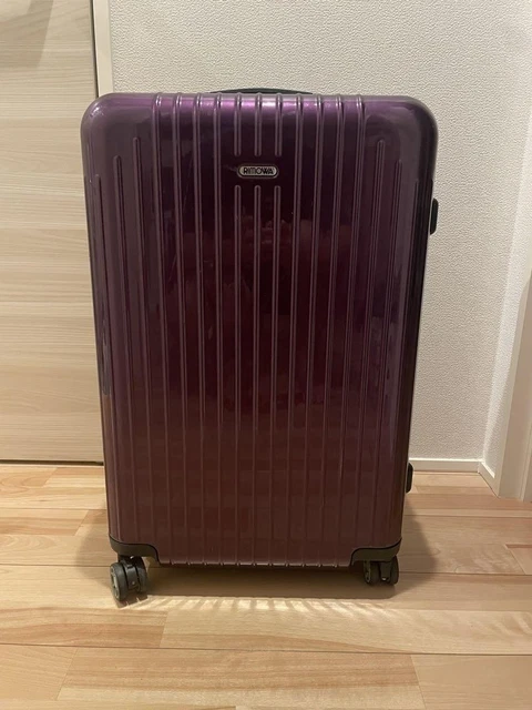 RIMOWA SALSA AIR Suitcase 61L Suitcase Ultra Violet 4 Wheels Used Japan ...