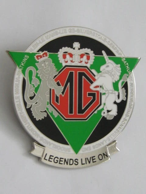 MG CAR Badge, Mgb, Mgb Gt, Mgc, Mga, Midget, Rv8, Mgf, Magnette,Sv,Sr ...