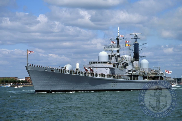 ROYAL NAVY TYPE 42 Batch 3 Destroyer HMS EDINBURGH (D97) -6X4 (10X15 ...