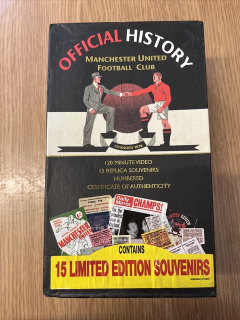 MANCHESTER UNITED - The Official History - Limited Edition Video ...