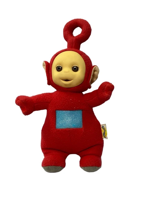1998 PO RED Teletubbies Talking Plush 40cm Playskool Doll Vintage Free ...