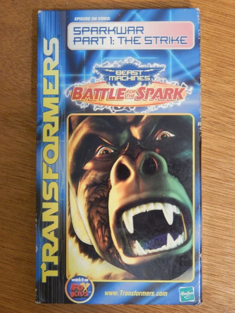 TRANSFORMERS SPARKWAR PART 1 The Strike VHS Video 2000 Beast Machines ...