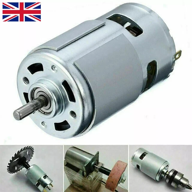LARGE TORQUE HIGH Power Motor 775 12V-24V DC 3500-10000RPM Low Noise UK ...