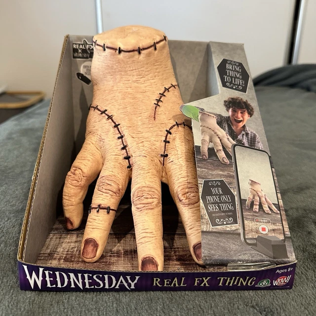 WOW STUFF WEDNESDAY Addams Real FX Thing Hand Replica Netflix Age8+ New ...