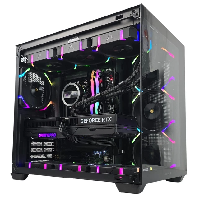 AMD RYZEN 7 9800X3D Gaming PC RTX 5080 32GB DDR5 Liquid Cooled Windows ...