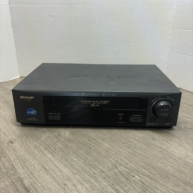 SHARP VC-H982U VCR VHS VIDEO CASSETTE TAPE PLAYER/RECORDER HIFI STEREO ...