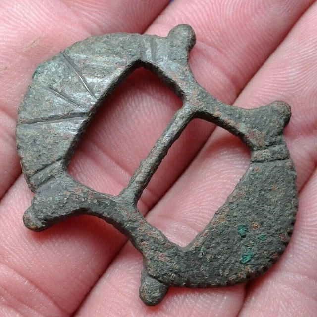 ANCIENT ROMAN BRONZE Buckle 1st Century AD. £25.49 - PicClick UK