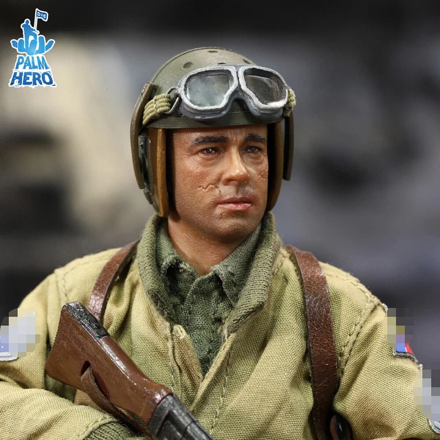 FIGURINE POUPÉE ARTICULÉE DID US Second Armored Division 1/12 modèle ...