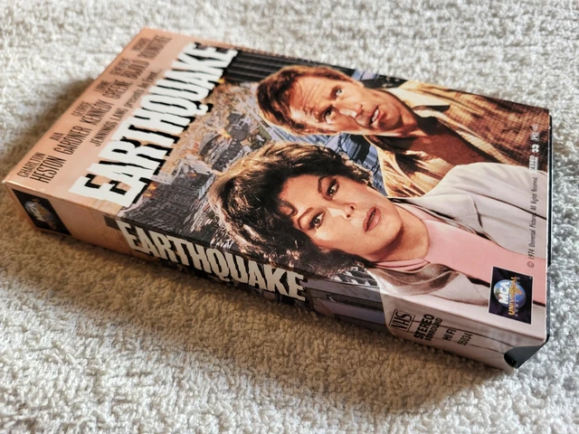 EARTHQUAKE VHS 1996 (1974) - Charlton Heston Ana Gardner Lorne Greene ...