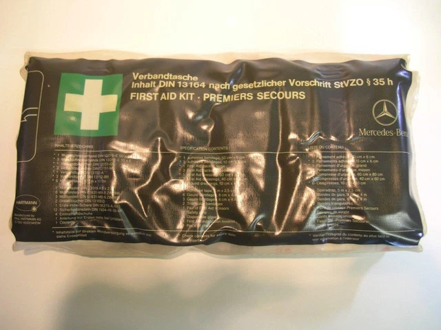 VINTAGE MERCEDES BENZ First Aid Kit. Original Hartmann W124. (50) £35. ...