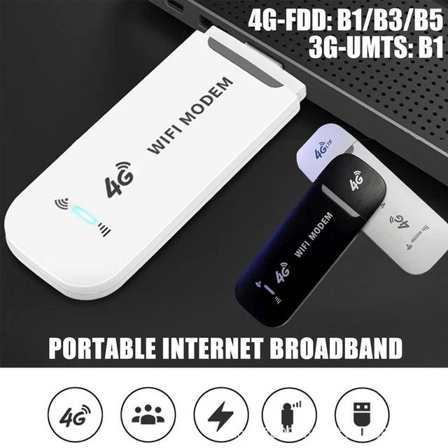 4G LTE UNLOCKED USB WIFI Dongle Modem Wireless Router Mobile Broadband ...