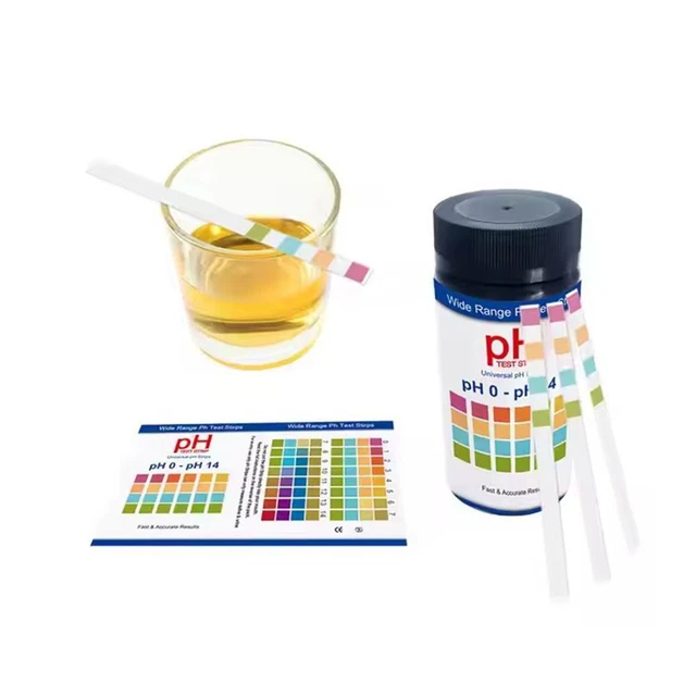 PH STRIPS WATER Tester Soil Liquids Litmus Paper Pool Hot Tub Test ...