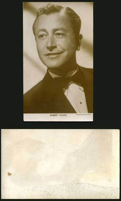 AMERICAN TELEVISION FILM Radio Actor Robert George Young Old Real Photo ...