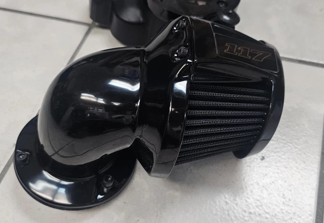 HARLEY-DAVIDSON M8 SOFTAIL Touring Black 117 Ci Heavy Breather Air ...