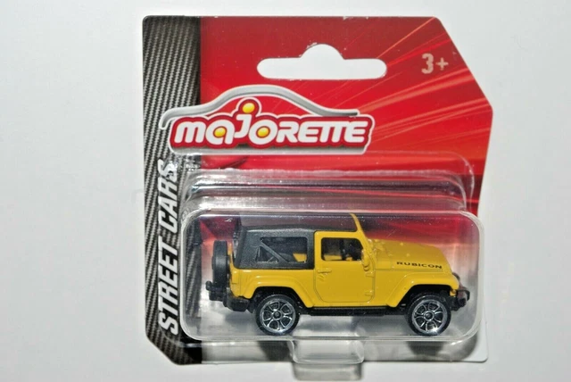 MAJORETTE STREET CARS 1/64 - JEEP WRANGLER RUBICON - YELLOW £8.99 ...