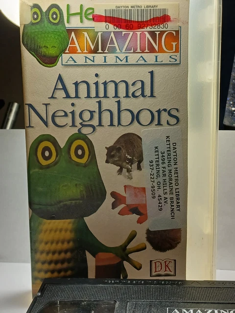 HENRY’S AMAZING ANIMALS Animal Neighbors VHS Tape 1999 Education Rare ...