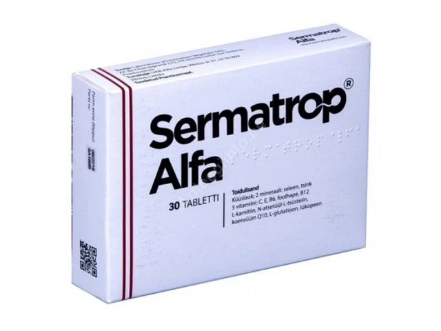 SERMATROP ALFA SUPPORTS Spermatogenesis Fertility Reproduction 30 ...