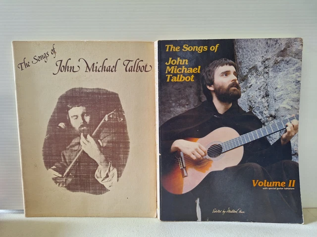 THE SONGS OF JOHN MICHAEL TALBOT Volume 1 & 2 RARE Paperback $141.12 ...