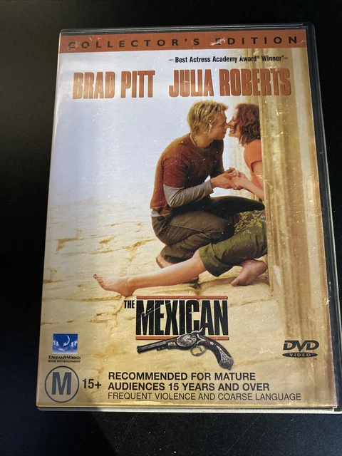 THE MEXICAN (DVD, 2000) Julia Roberts, Brad Pitt, James Gandolfini ...