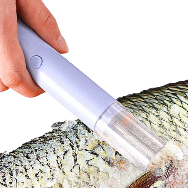 ELECTRIC FISH SCALER Waterproof Rechargeable Cordless Fish Scale ...