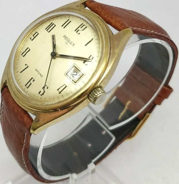 REGLEX 10 SUPERBO Meccanico fe 140 Circ 1970 Lebrocantheure Orologio ...