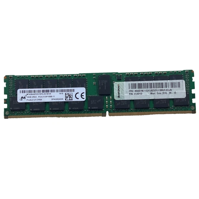 MICRON 16 GB PC4-2133P-R MTA36ASF2G72PZ-2G1 DDR4 ECC REG 2Rx4 memoria ...
