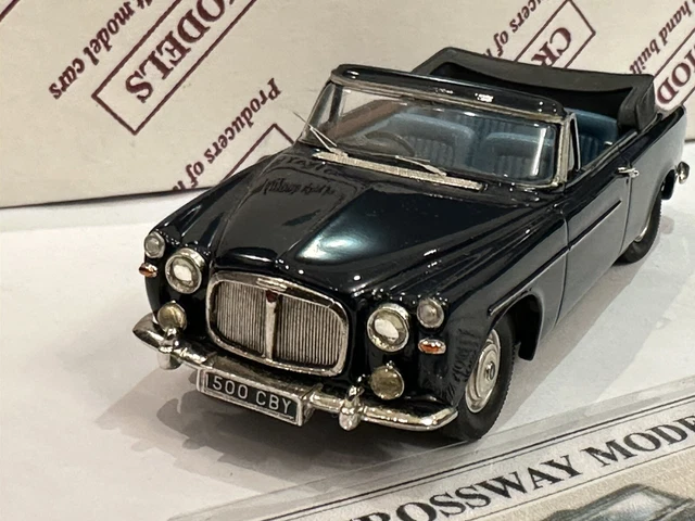 CROSSWAY MODELS 1/43 Scale CM19 Rover P5 Panelcraft Drophead Rare 22 Of ...