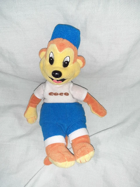 8& KELLOGGS COCO Monkey Coco Pops Cereal Soft Toy Plush Beanie £7.99 ...