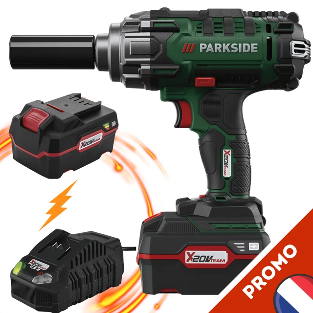 PARKSIDE® BOULONNEUSE VISSEUSE à Choc Sans Fil a Batterie+Chargeur Lidl ...