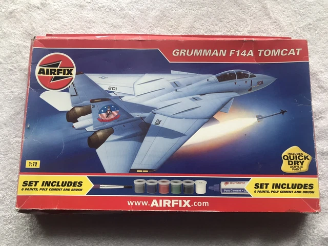 *BRAND NEW* AIRFIX Grumman F14A Tomcat 1:72 (05013G) Model Kit. £15.00 ...