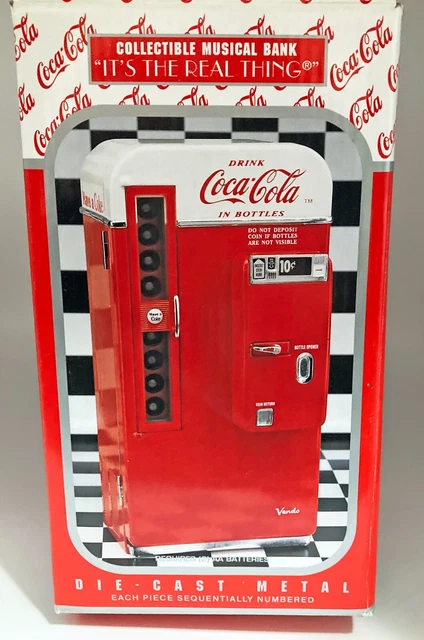 VINTAGE 1994 COCA-COLA Collectible Musical Vending Machine Bank £38.36 ...