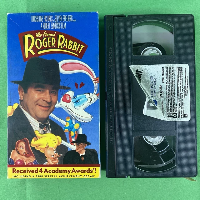 WHO FRAMED ROGER Rabbit 1988 VHS Steven Spielberg Robert Zemeckis Bob ...