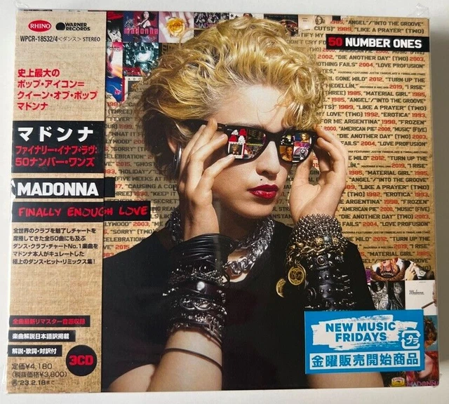 MADONNA FINALLY ENOUGH Love JAPAN 3-CD 50 track Album with Obi New WPCR ...