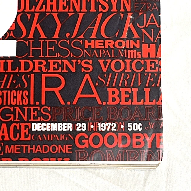 LIFE MAGAZINE YEAR In Pictures NASA Ireland Vietnam December 29 1972 £ ...