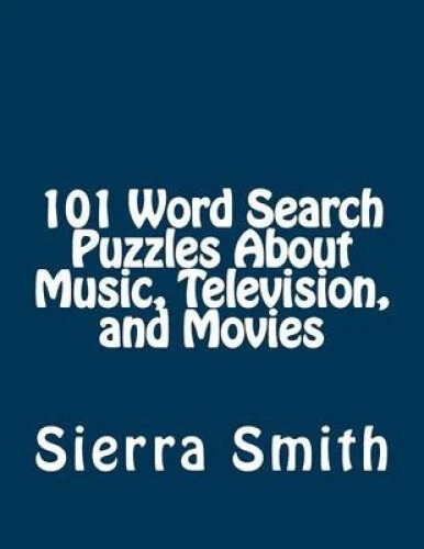 101 WORD SEARCH Puzzles About Music, Television, and Movies [Large ...