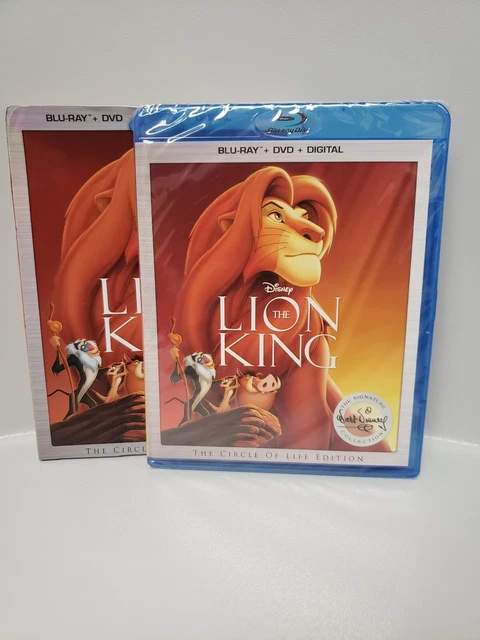 DISNEY THE LION KING BLU-RAY, DVD, Digital Code Sealed New Signature ...