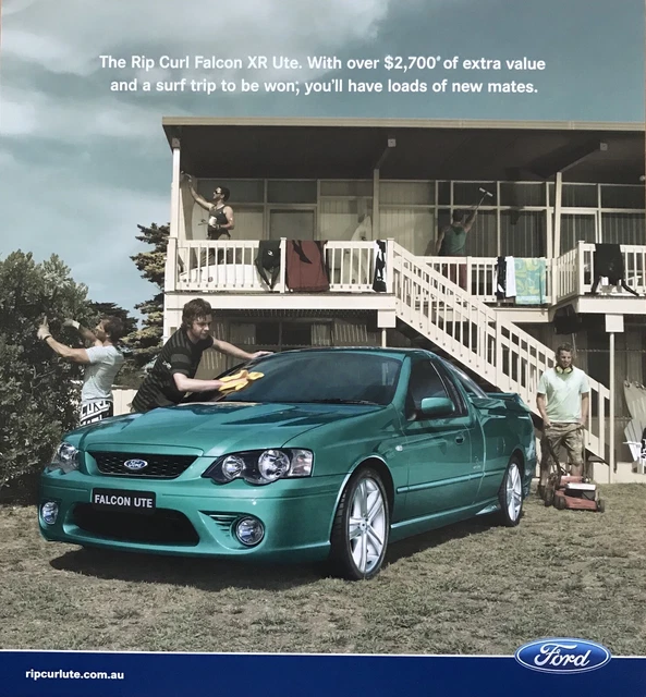 FORD FALCON BF Ute Brochure for Limited Edition Ripcurl 5.2007 £7.76 ...